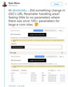 Google Search Console URL Parameter Data Bug | Infidigit