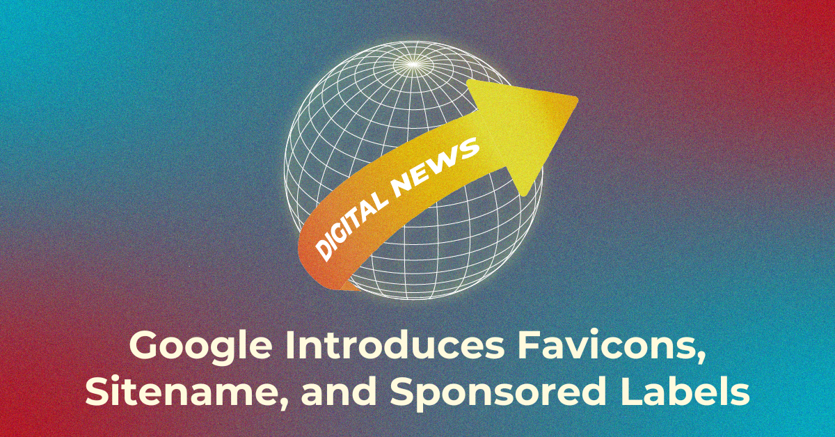 Favicon, Sitename and Sponsored Label Live on Google Desktop